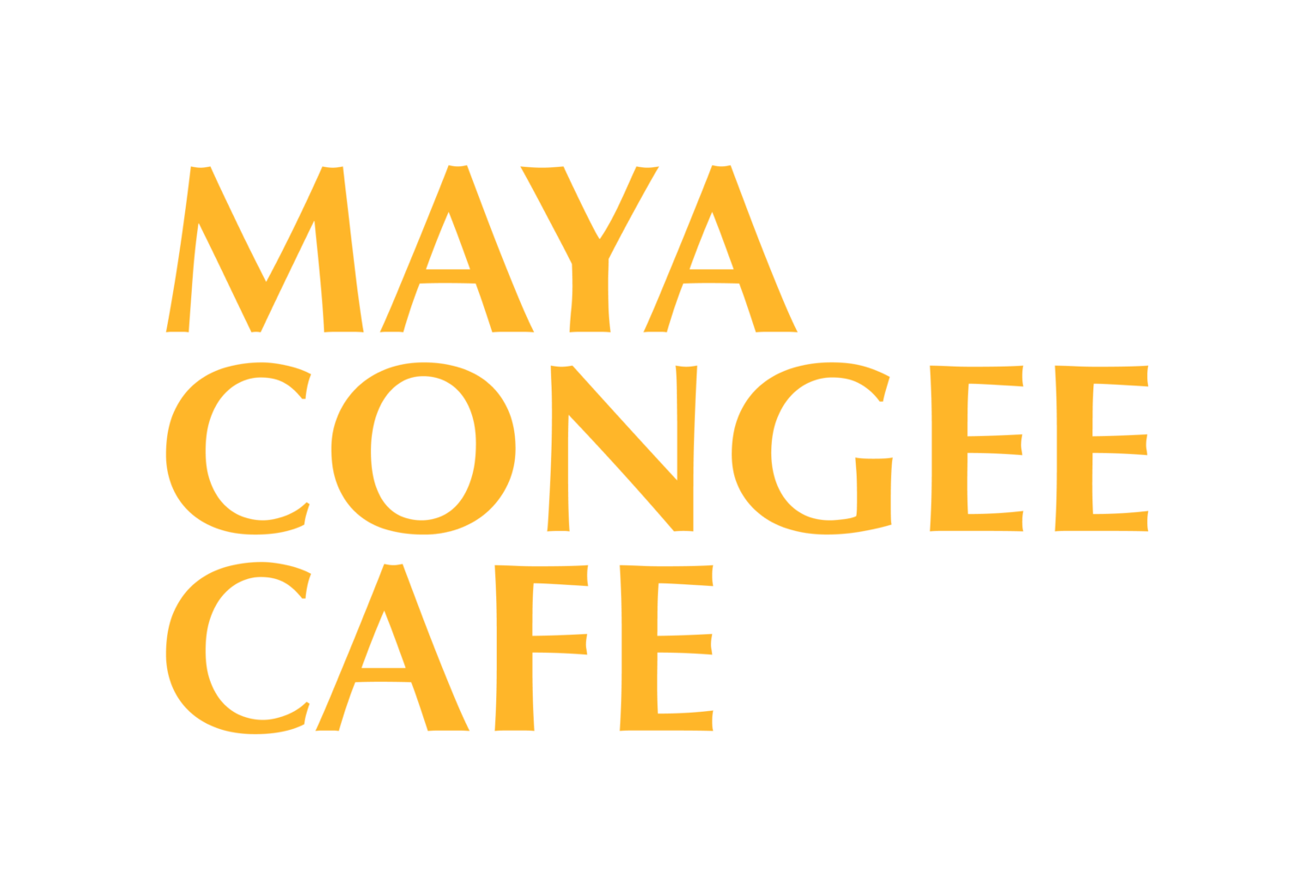 Menu - Maya Congee Cafe